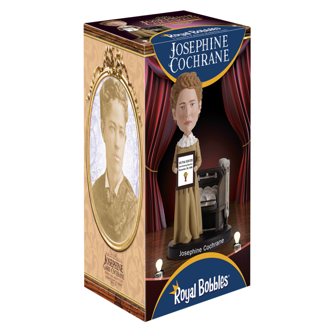 Josephine Cochrane Bobblehead Royal Bobbles – Bobbletopia