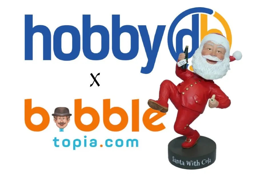 New Bobbletopia Official Archive & Exclusive Rockwell Santa with Cola