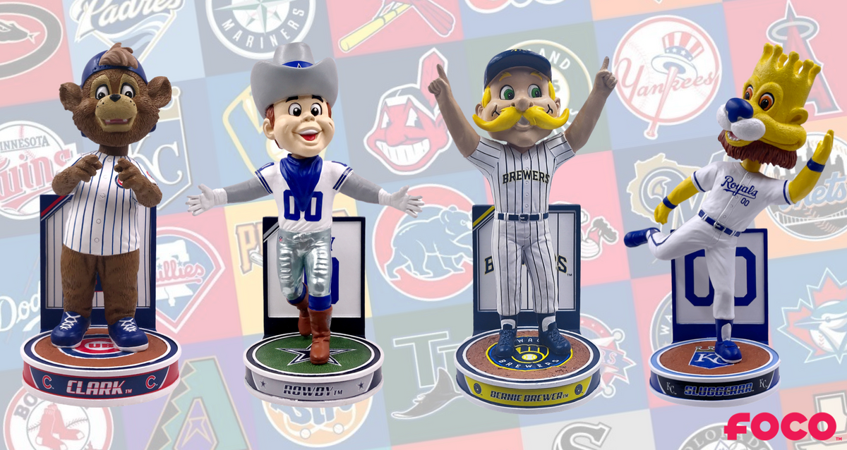 FOCO Hero Series Mascot Bobbleheads – Bobbletopia