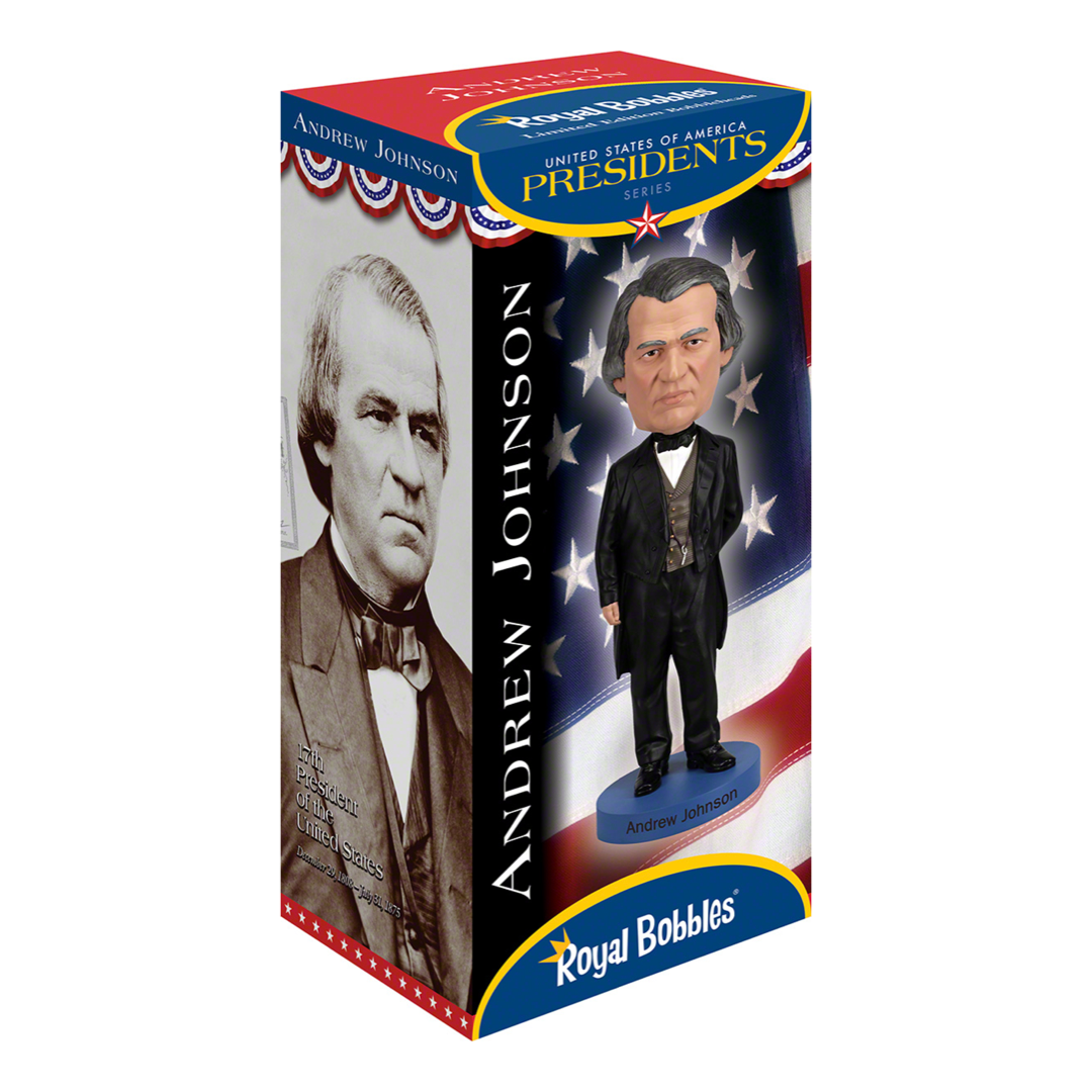 Andrew Johnson Royal Bobbles Presidential Bobblehead – Bobbletopia