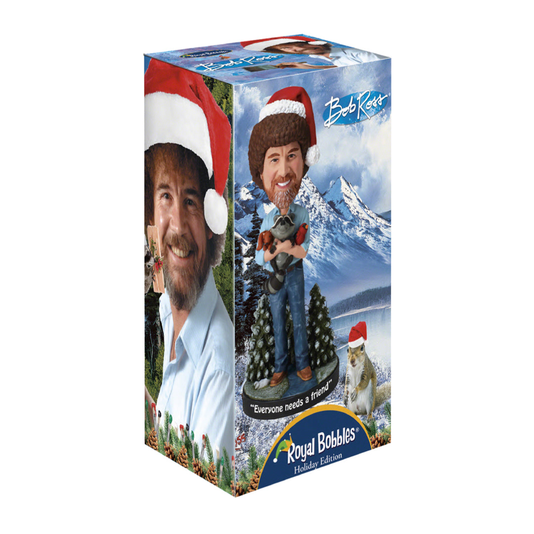 Bob Ross Christmas Holiday Royal Bobbles Bobblehead – Bobbletopia