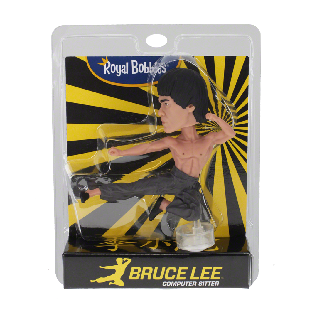 Bruce Lee Computer Sitter Royal Bobbles Bobblehead – Bobbletopia