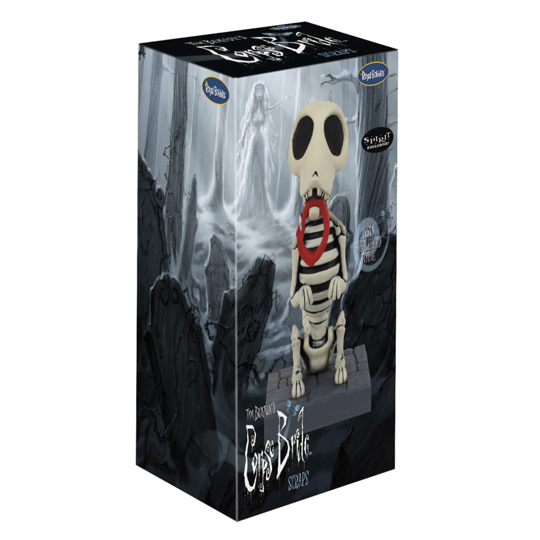 Corpse Bride Scraps Royal Bobbles Bobblehead, Spirit Halloween ...