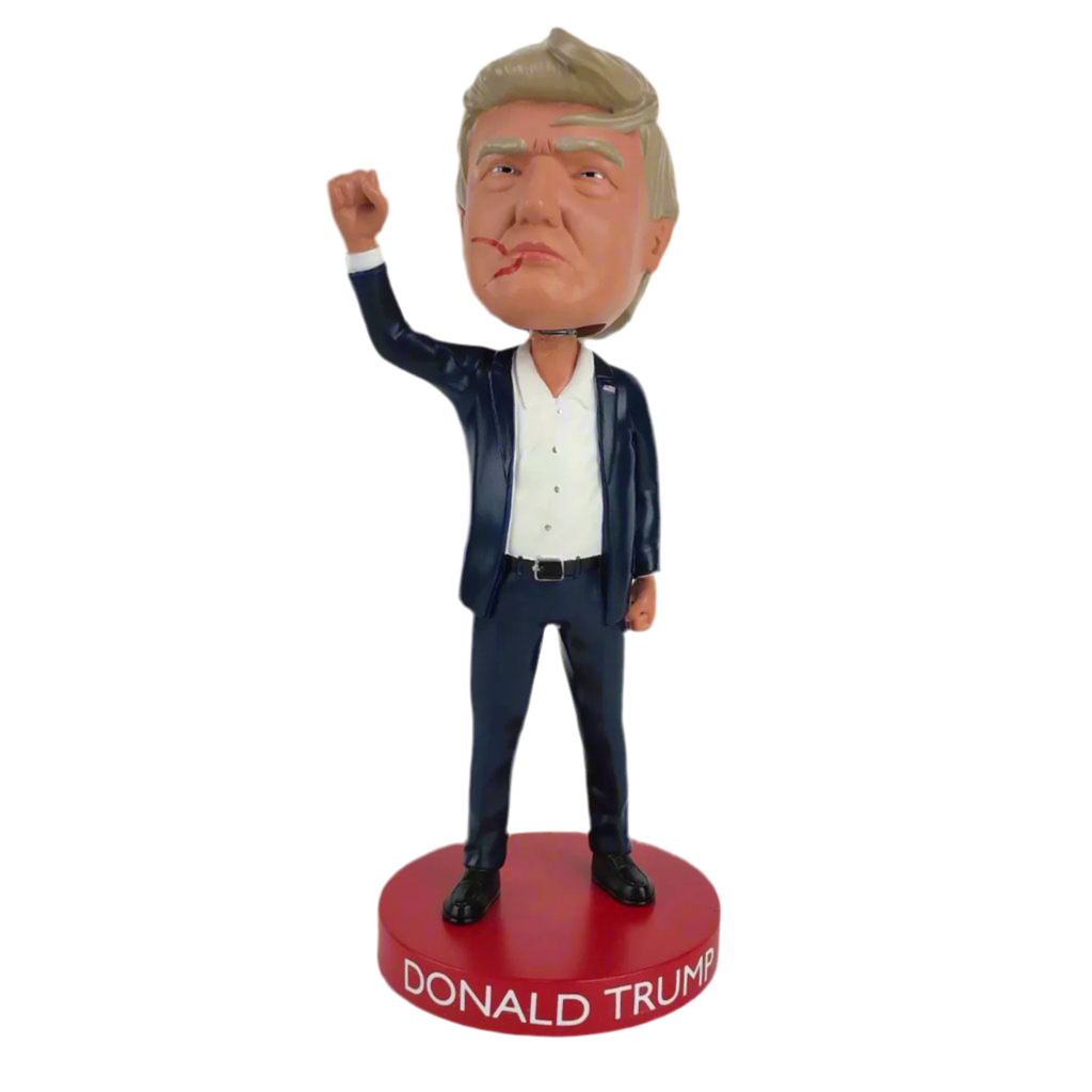 Donald Trump “Keep Fighting” Bobblehead, Trumpinator MAGA – Bobbletopia