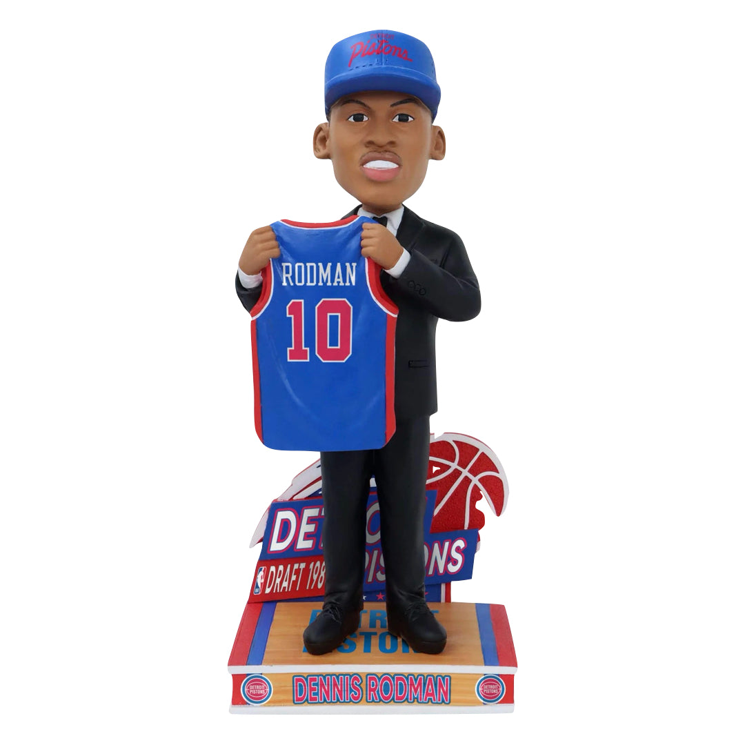 Dennis Rodman Detroit Pistons 1986 NBA Draft Pick Bobblehead – Bobbletopia