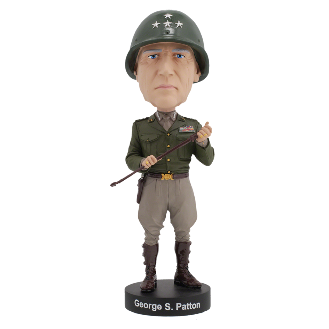 General George Patton Bobblehead Royal Bobbles – Bobbletopia