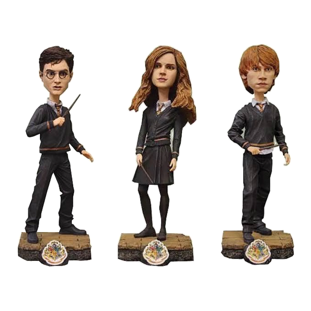Harry Potter, Hermione Granger, Ron Weasley NECA Head Knocker ...