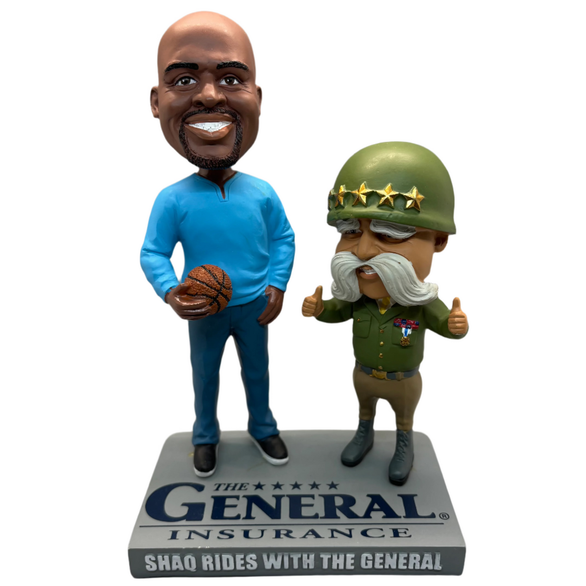 Shaquille O'Neal & The General Dual Bobblehead Set – Bobbletopia