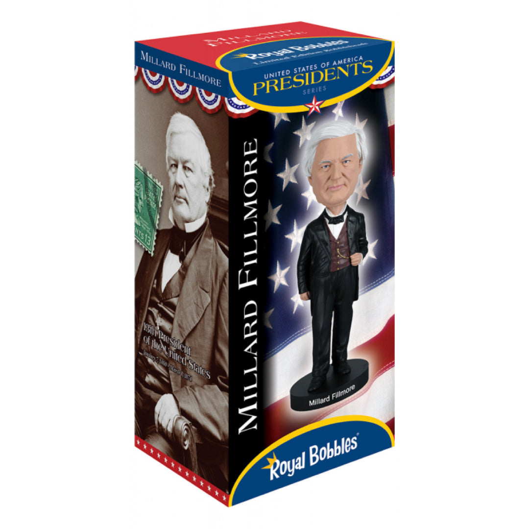 Millard Fillmore Royal Bobbles Presidential Bobblehead – Bobbletopia