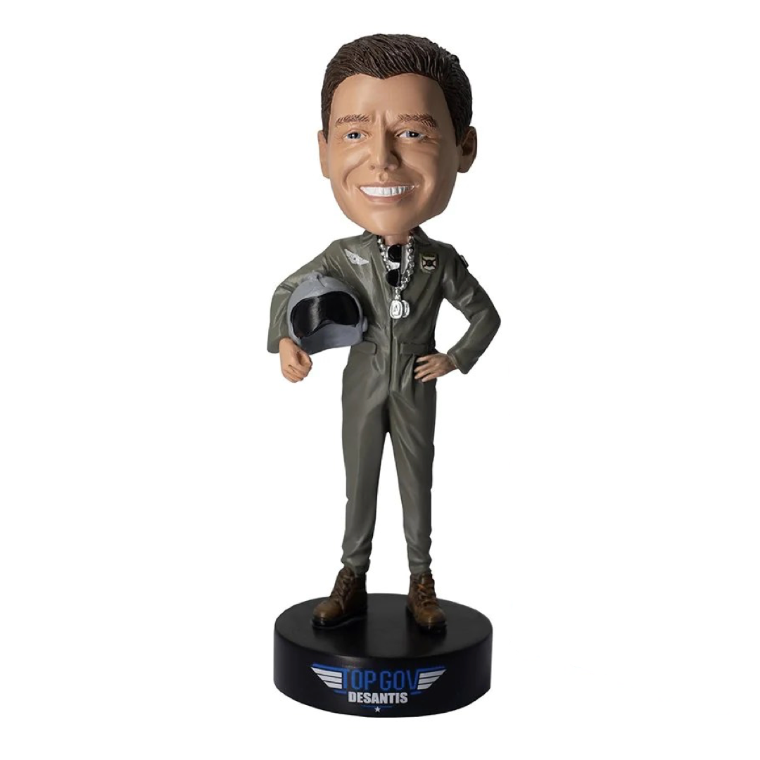 Ron DeSantis 'Top Gov' Bobblehead, Proud Patriots – Bobbletopia