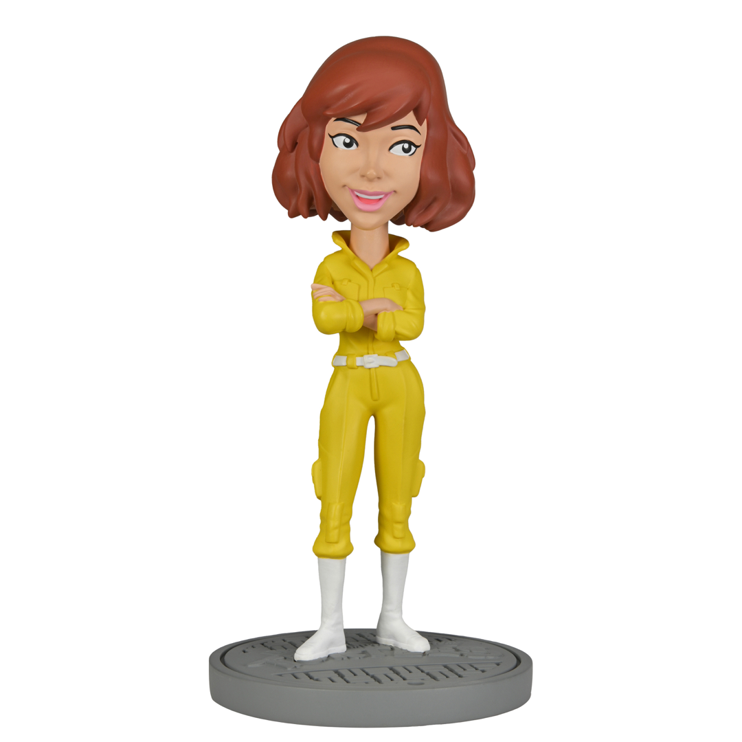 TMNT April O'Neil NECA Head Knocker Bobblehead – Bobbletopia