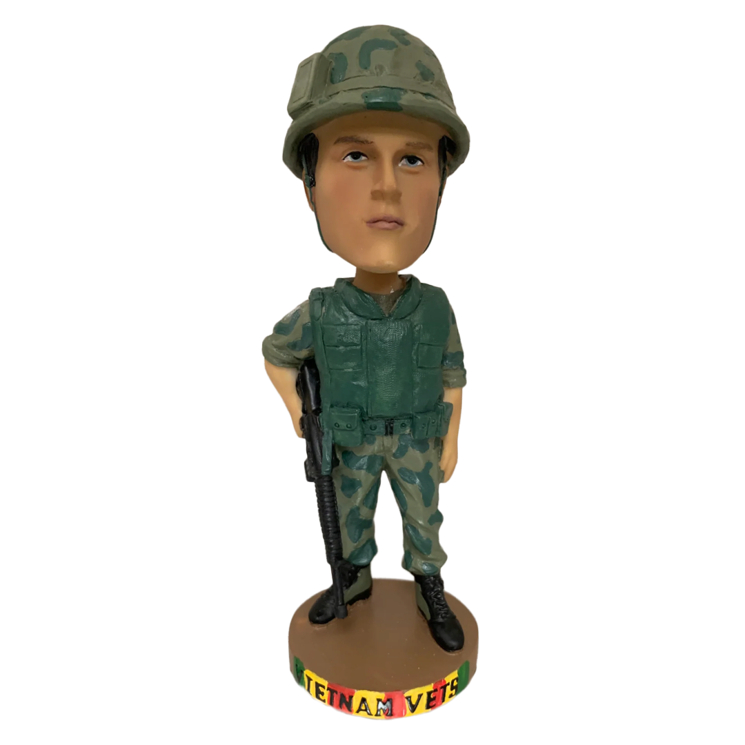 Vietnam War Veteran Soldier Bobblehead, AGP – Bobbletopia