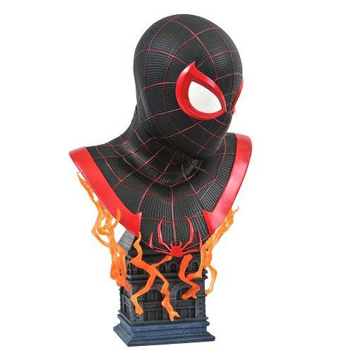 Marvel Legends in 3D PS5 Miles Morales 1/2 Scale Resin Bust – Bobbletopia