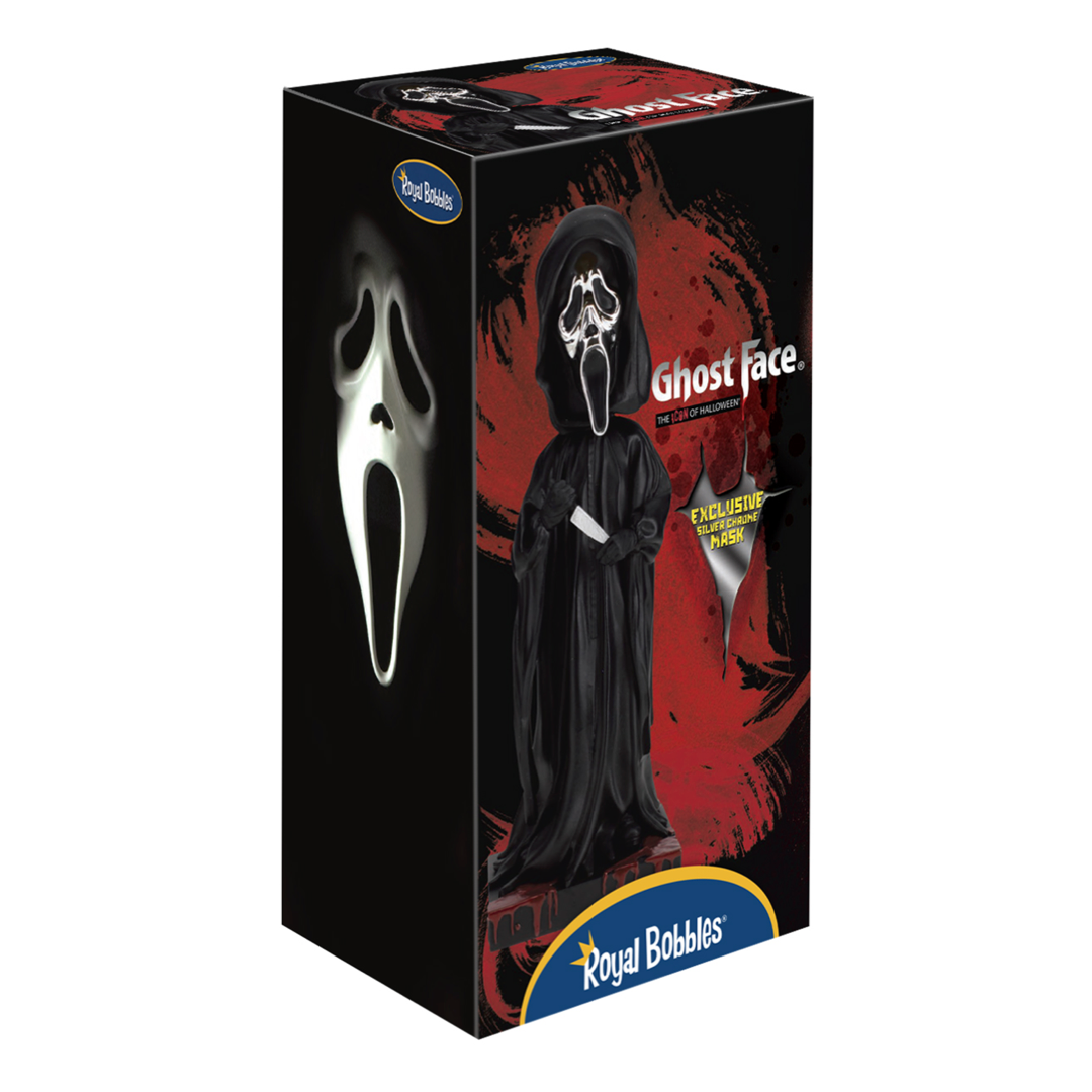 Ghost Face Silver Chrome Mask Bobblehead Royal Bobbles – Bobbletopia