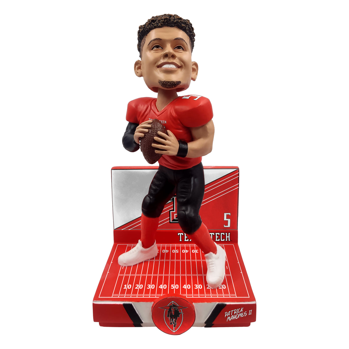 Patrick Mahomes Texas Tech #5 Highlight Series Bobblehead FOCO ...
