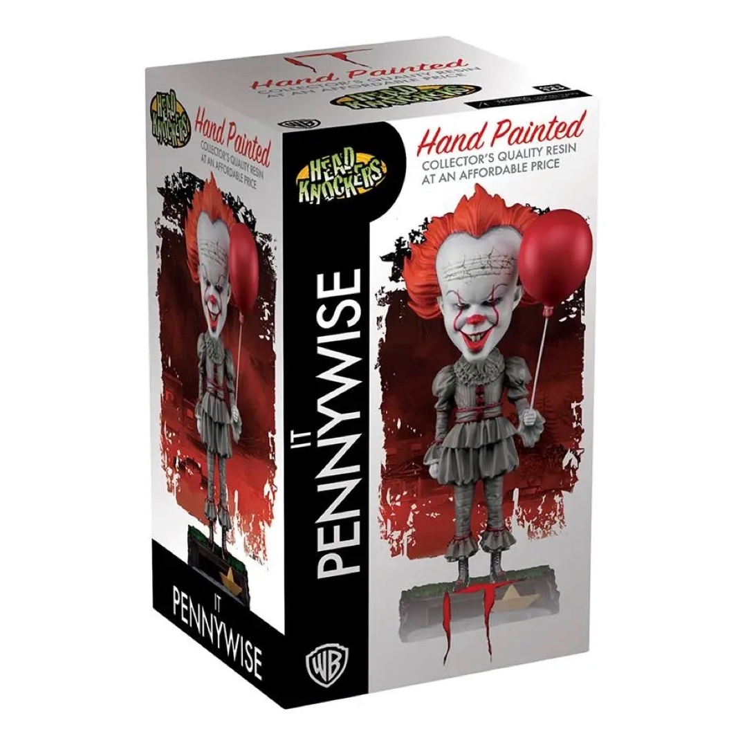 It - Pennywise NECA Head Knocker Bobblehead - 2017 Miniseries – Bobbletopia