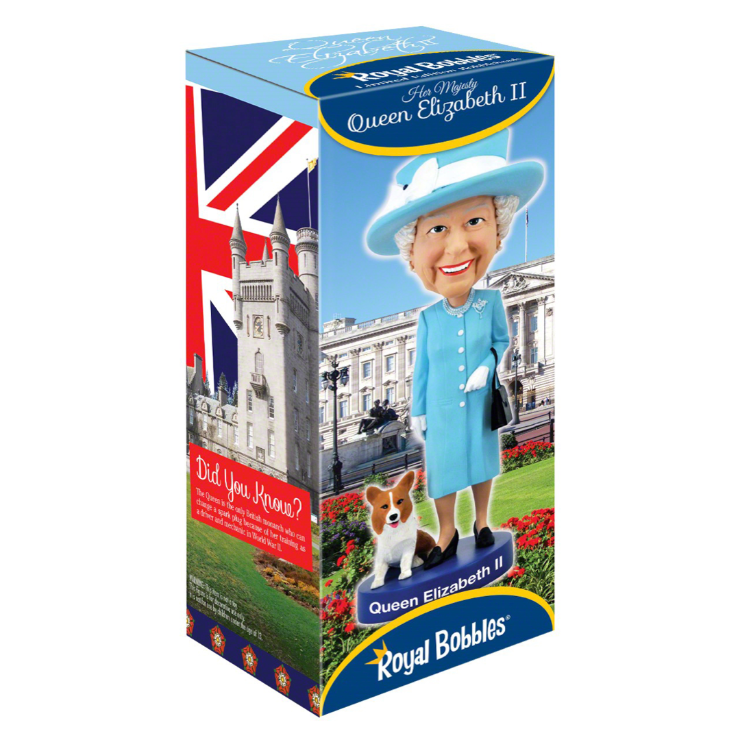 Queen Elizabeth II Royal Bobbles Bobblehead – Bobbletopia