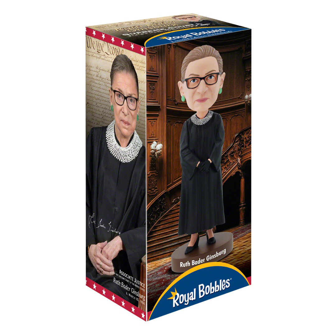 Ruth Bader Ginsburg RBG Royal Bobbles Bobblehead – Bobbletopia